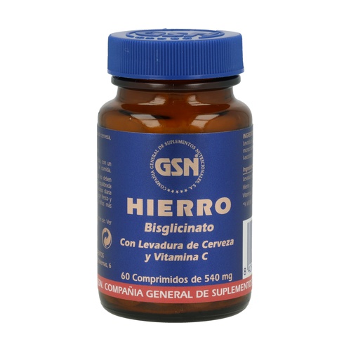 Comprar Hierro 60 Comprimidos Gsn Naturitas