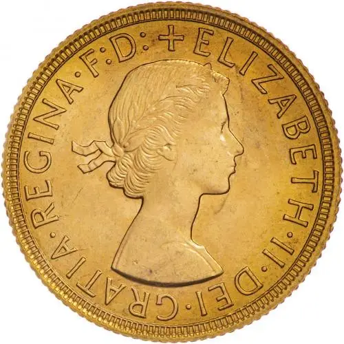 1958 Elizabeth Ii Gold Sovereign Chards £53228