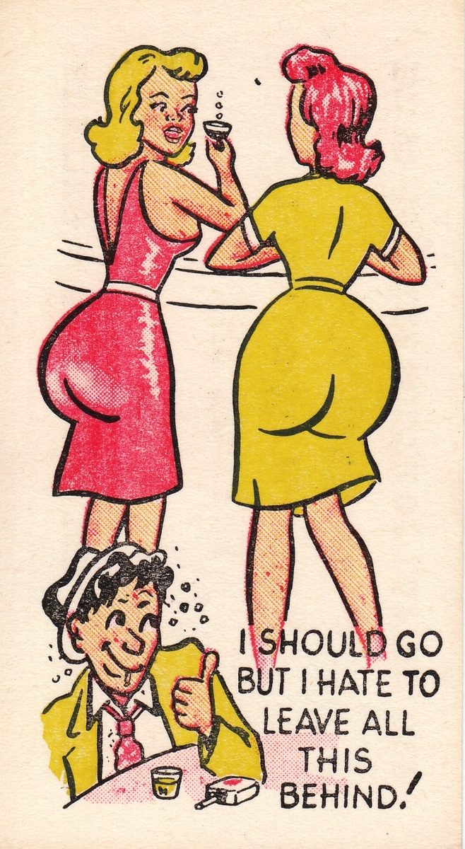 Adult Risque Novelty Joke Cards The Kind Men Like Collectors Weekly