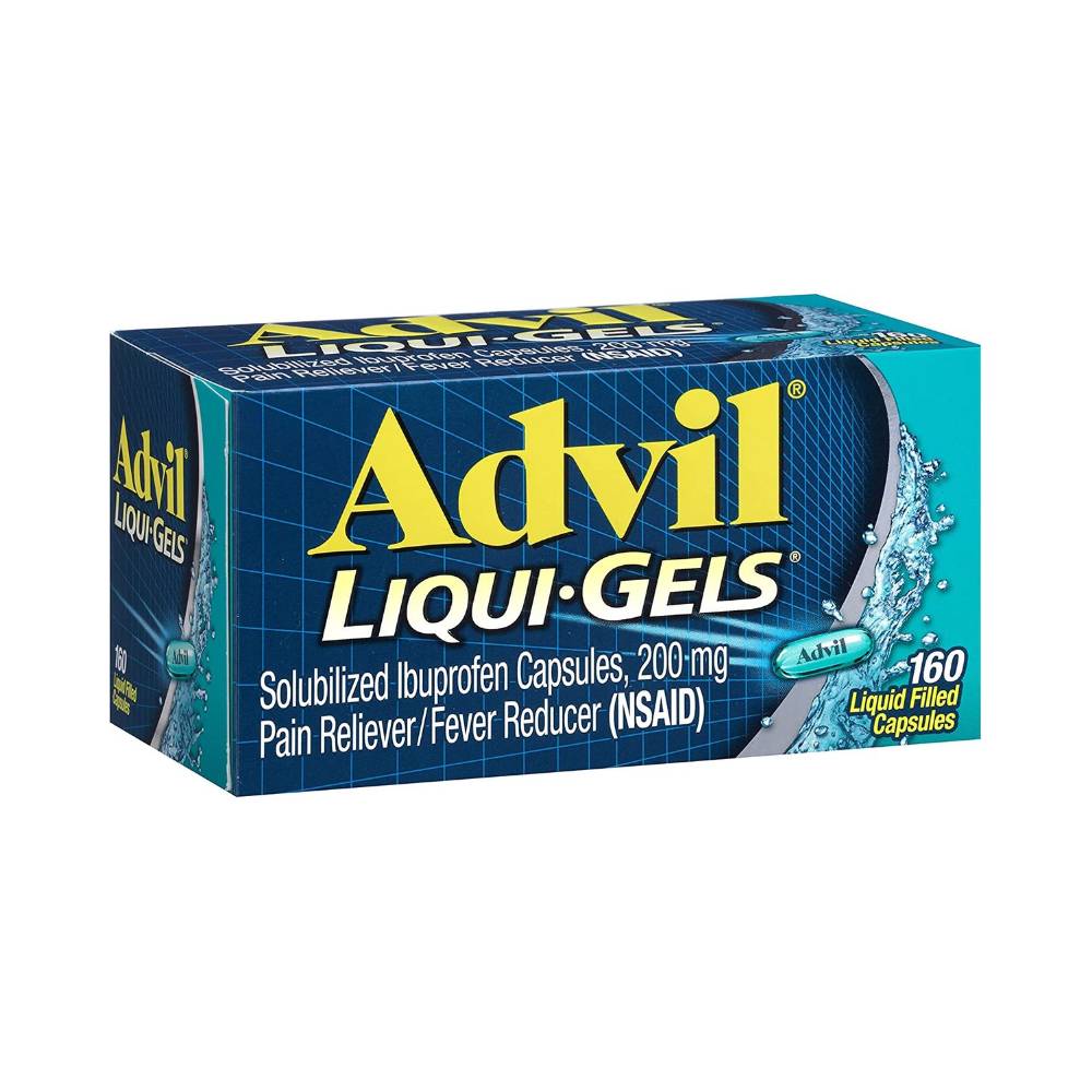 Nextgen Wholesale Advil Liqui Gels Solubilized Ibuprofen 200mg Pain