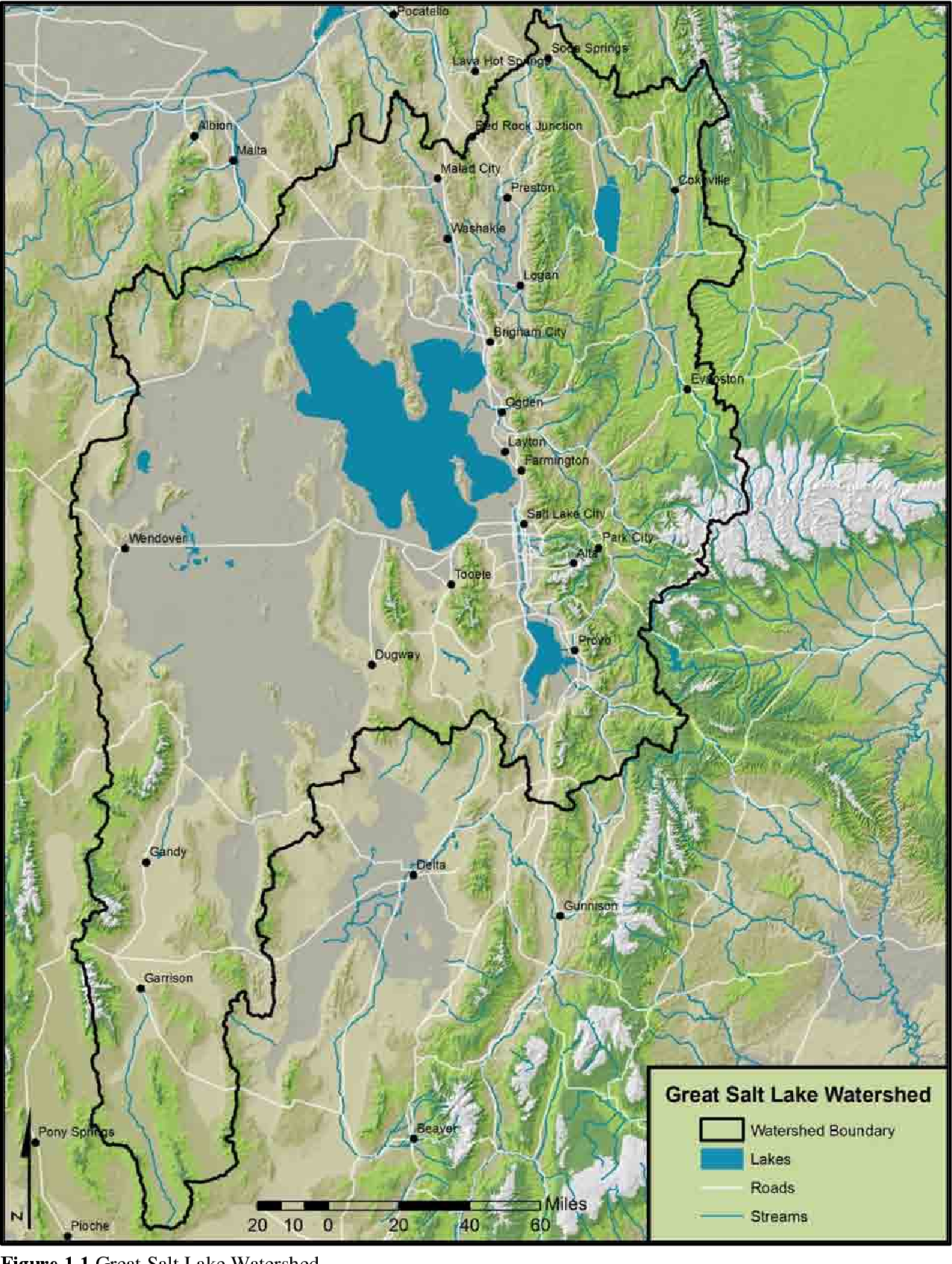 Figure 28 From Great Salt Lake Watershed Its Role In Maintaining The