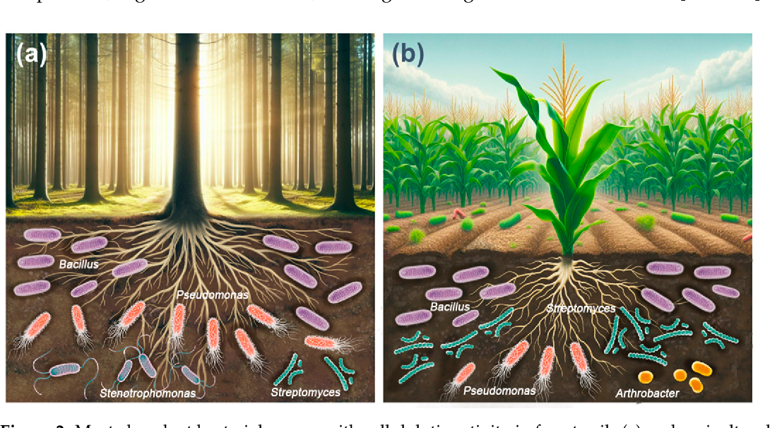 Pdf Cellulolytic Aerobic Bacteria Isolated From Agricultural And