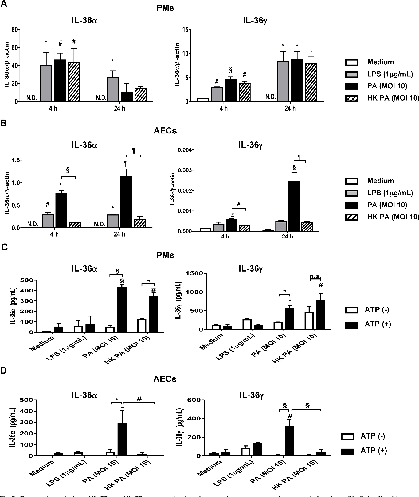 Figure 1 From Interleukin 36γ And Il 36 Receptor Signaling Mediate