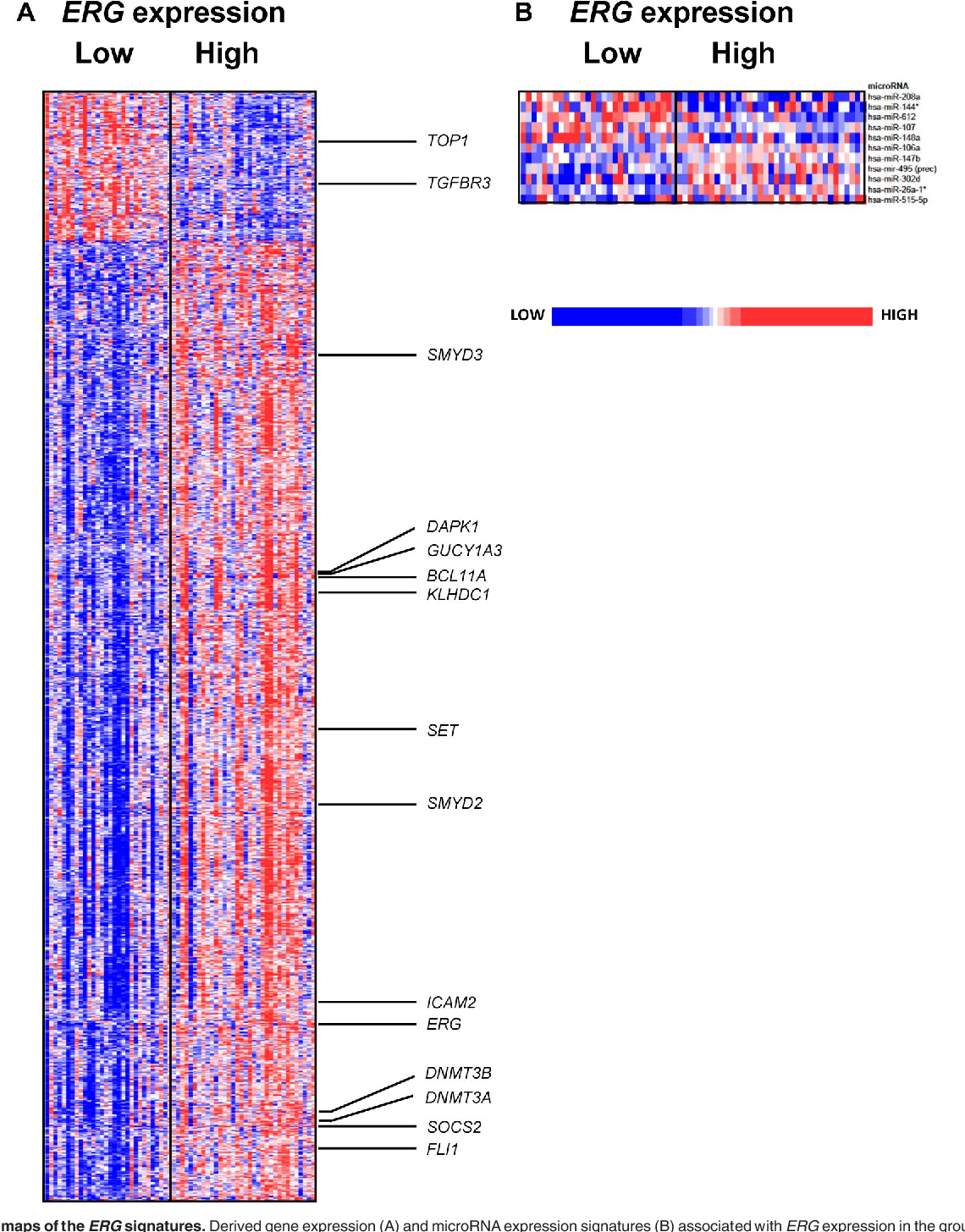 Table 1 From Baalc And Erg Expression Levels Are Associated With