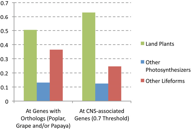 Figure 6 From Conserved Noncoding Sequences Highlight Shared Components