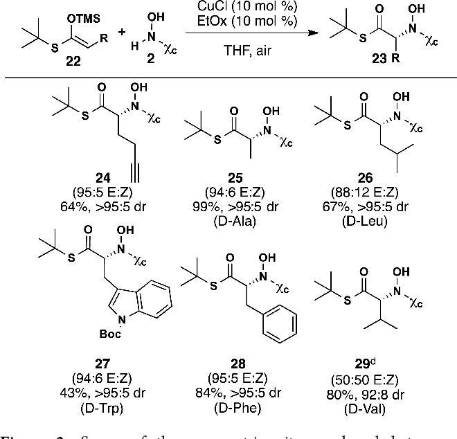 Figure 1 From Asymmetric Electrophilic α Amination Of Silyl Enol Ether