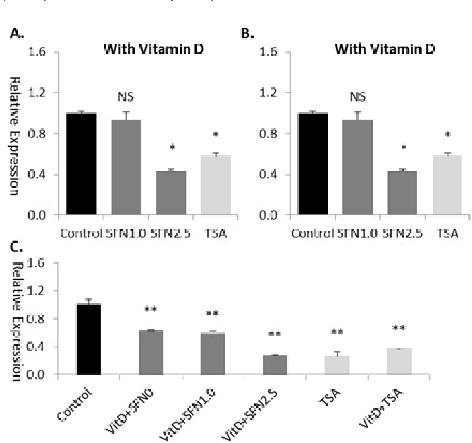 Synergistic Mediation Of Sulforaphane And Vitamin D On The Wnt