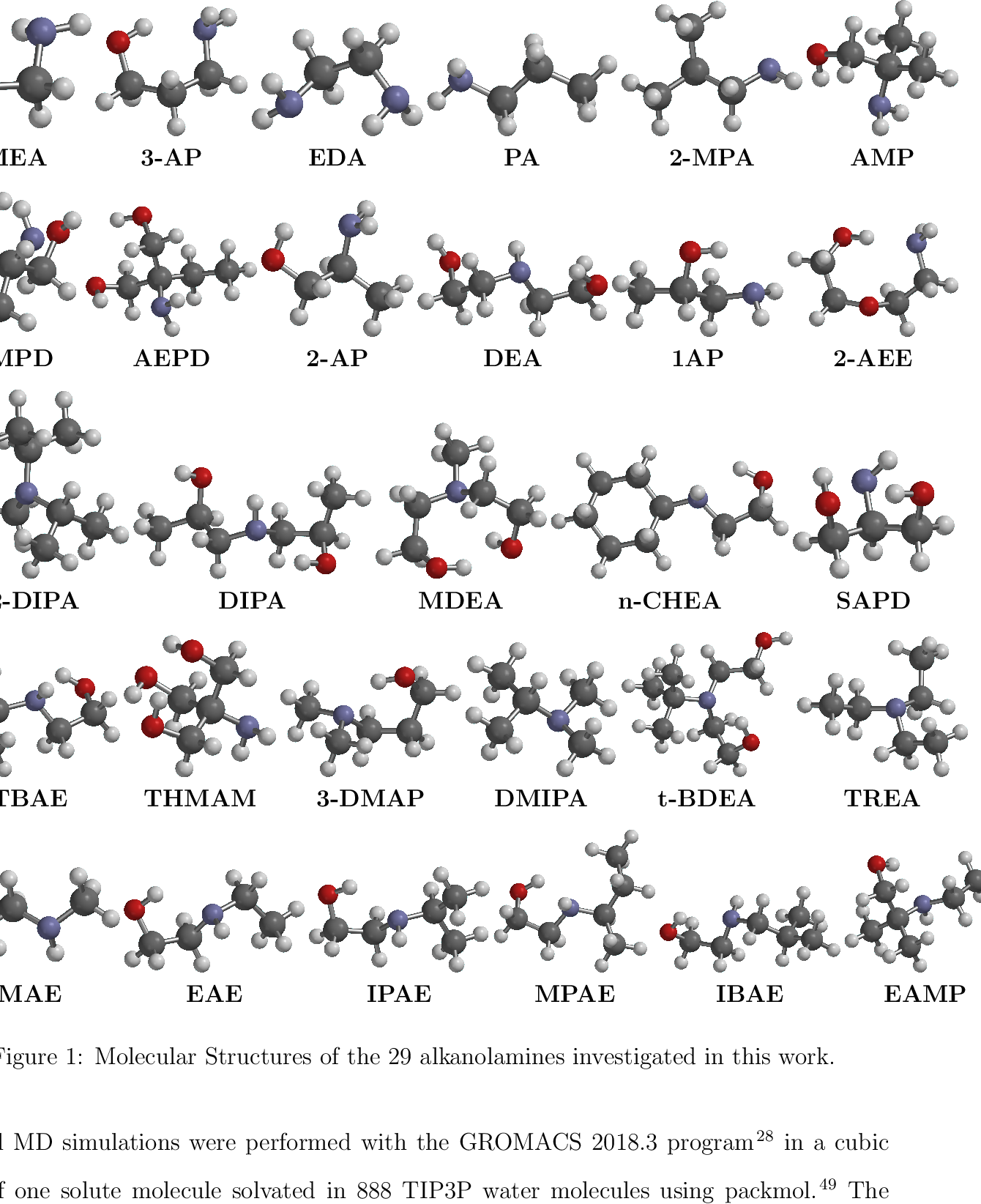 Pdf Prediction Of Alkanolamine Pka Values By Combined Molecular