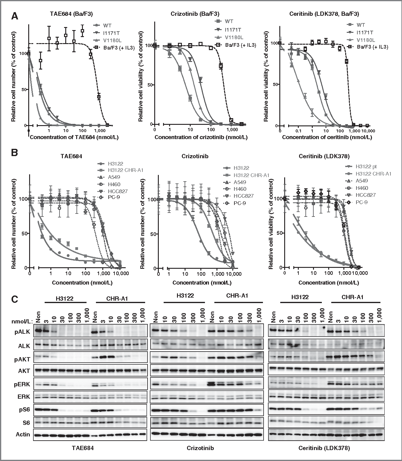 Figure 1 From Two Novel Alk Mutations Mediate Acquired Resistance To