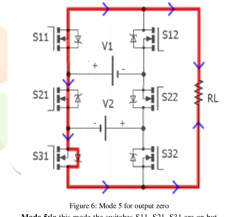 Figure 2 From A Newly Modified Seven Level Cascaded H Bridge Inverter