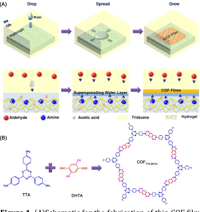 Figure 1 From Confined Synthesis Of Two Dimensional Covalent Organic