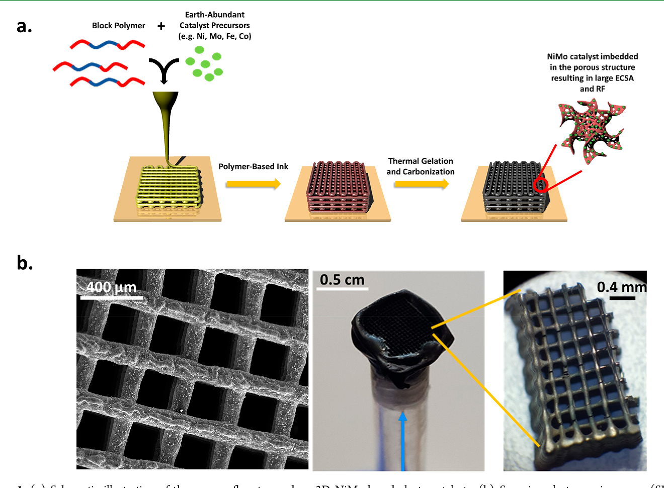 3d Printed Nickel Molybdenum Based Electrocatalysts For Hydrogen