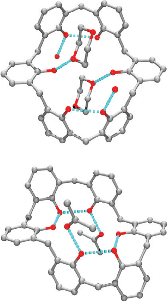 Figure 2 From Guest Driven Unusual Conformations In Two Calix 6 Arene