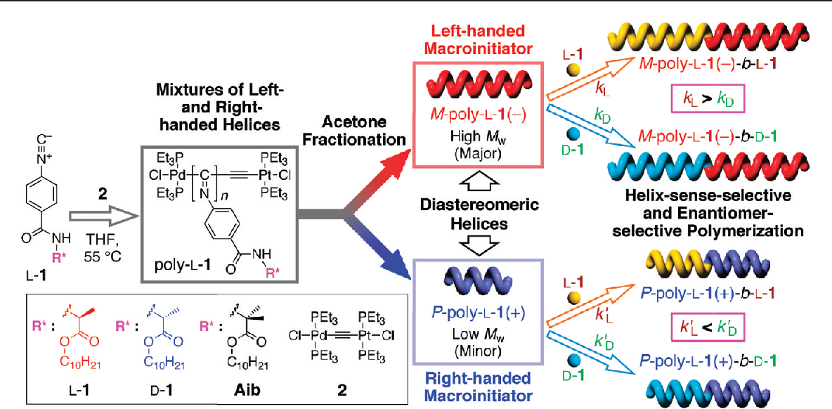 Figure 1 From Enantiomer Selective And Helix Sense Selective Living