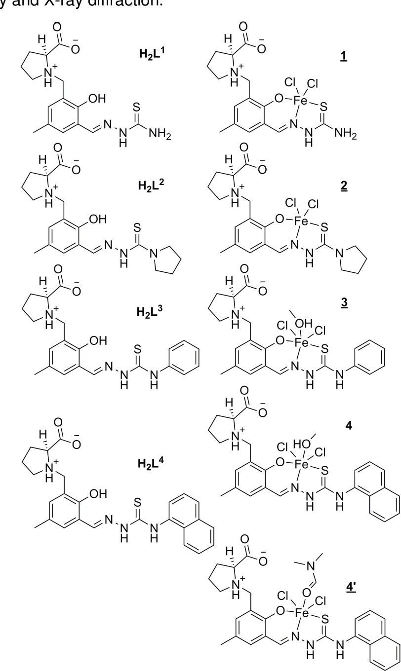 Figure 1 From Effects Of Terminal Substitution And Iron Coordination On