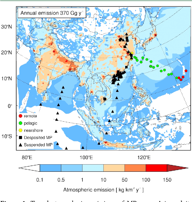 Figure 1 From Efficient Atmospheric Transport Of Microplastics Over