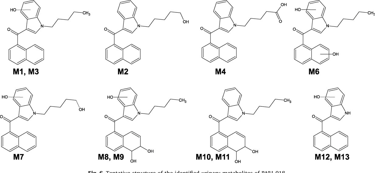 Figure 1 From Detection Of Jwh 018 Metabolites In Smoking Mixture Post