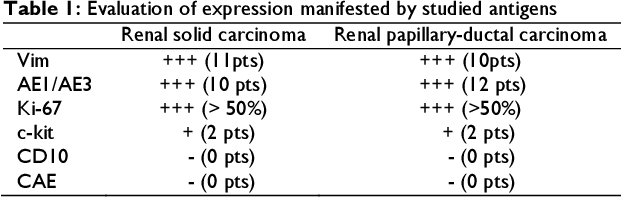 Figure 1 From Immunohistochemical Analysis Of Renal Solid And Papillary