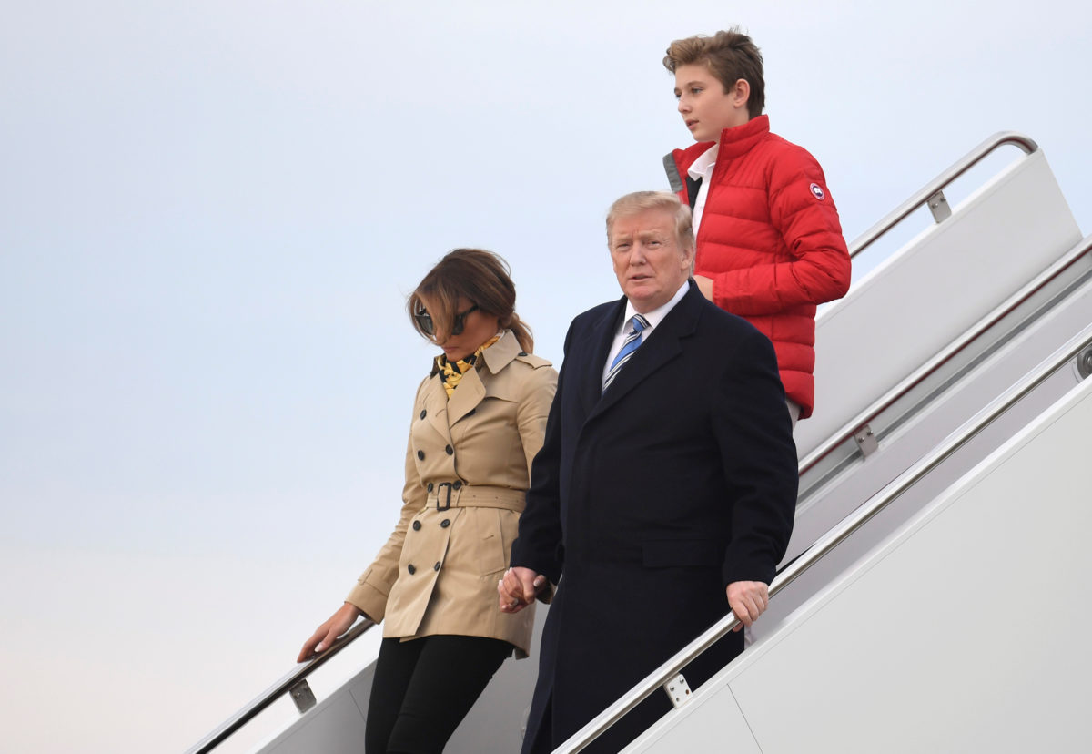 Barron Trump Had Covid 19 But Has Since Tested Negative Melania Trump