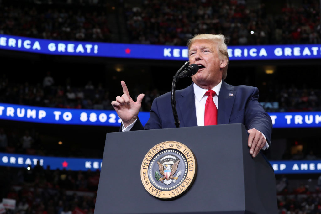 Watch Trump Holds Rally In Mississippi Amid Impeachment Inquiry Pbs News