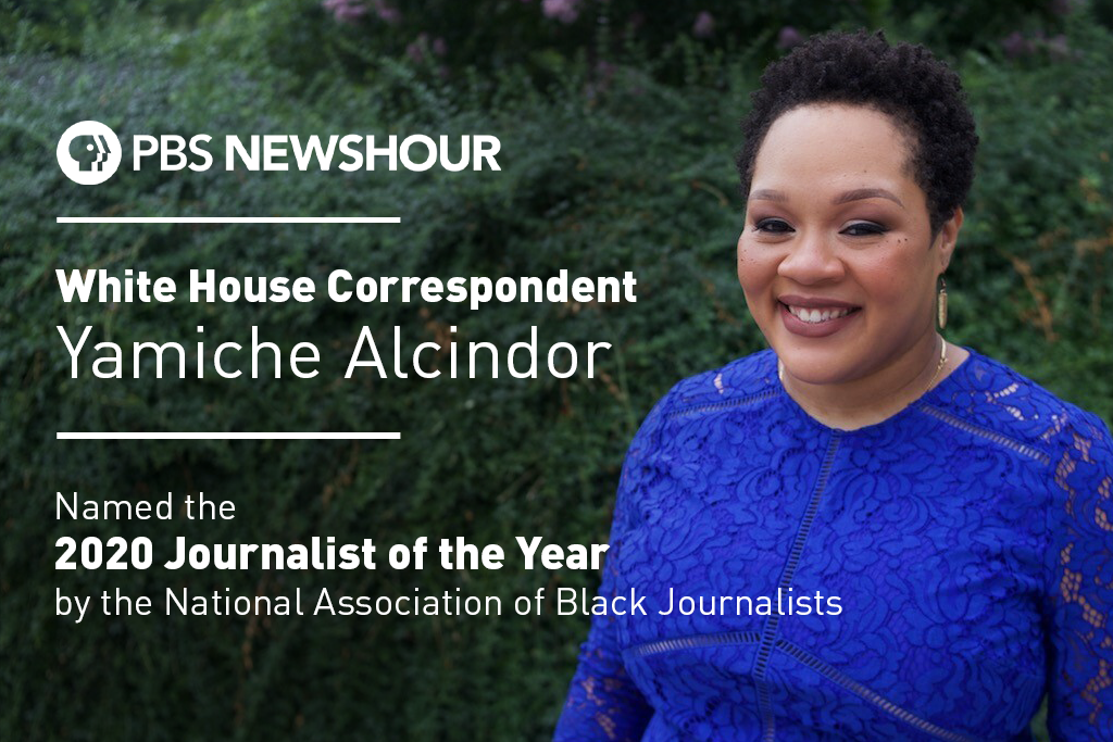 Pbs Newshour White House Correspondent Yamiche Alcindor Named The Nabj