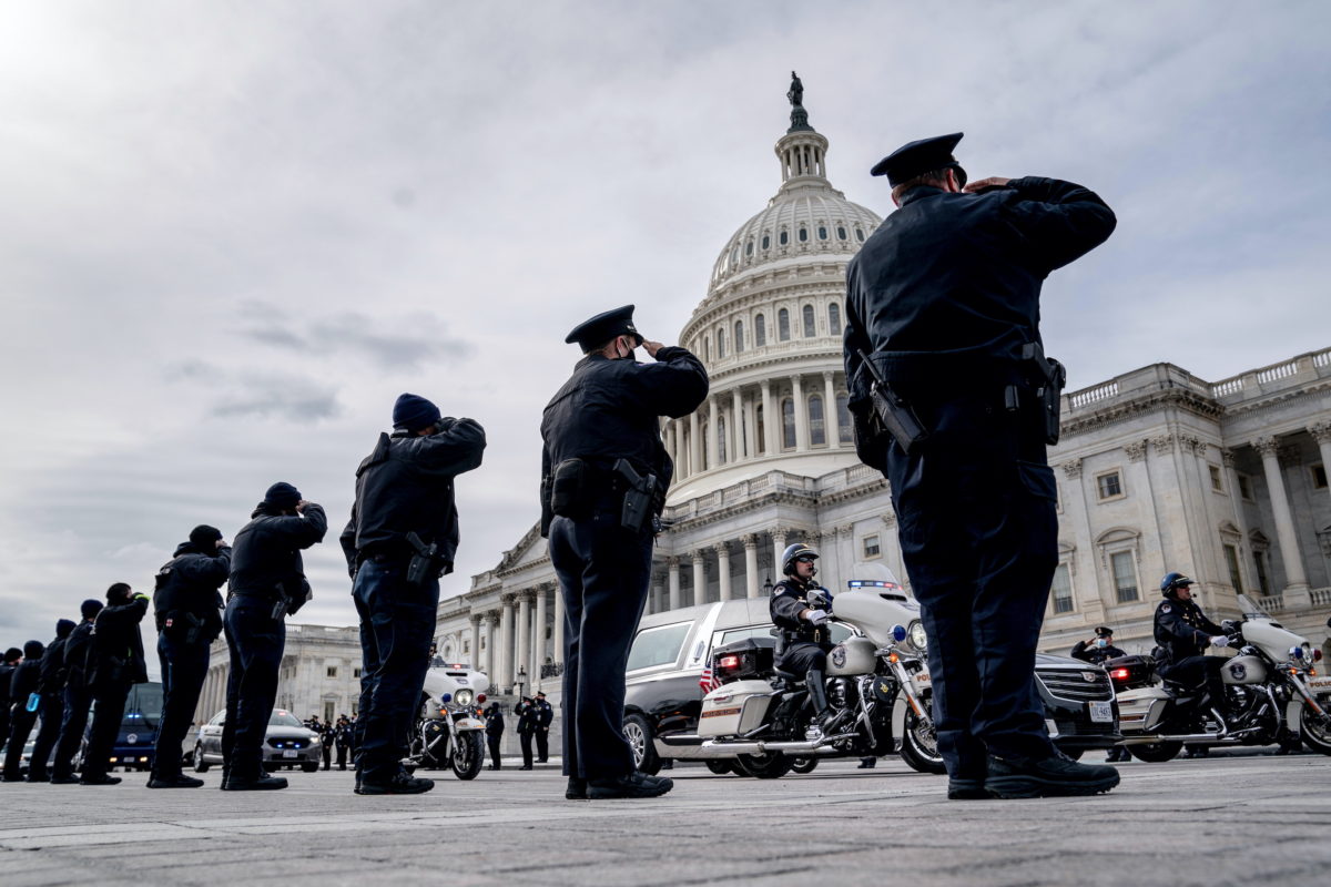 2 Charged In Assault Of Capitol Officer Who Died After Riot Pbs Newshour