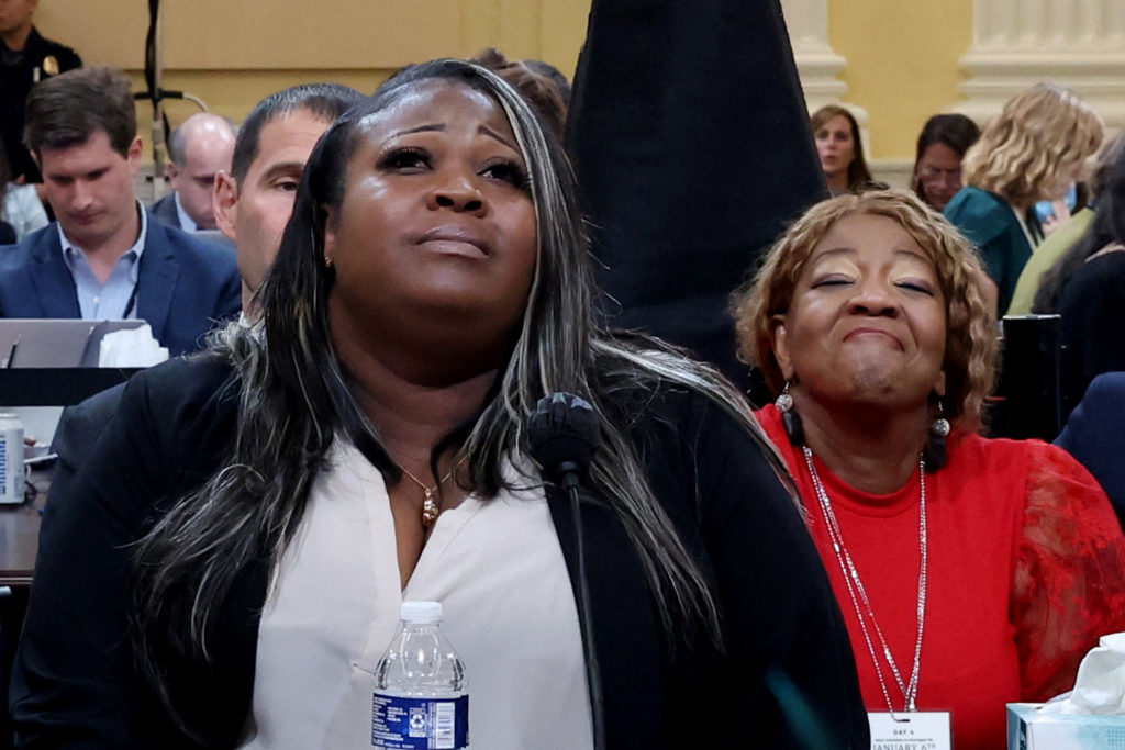 Georgia Election Worker Tearfully Describes Fleeing Her Home After