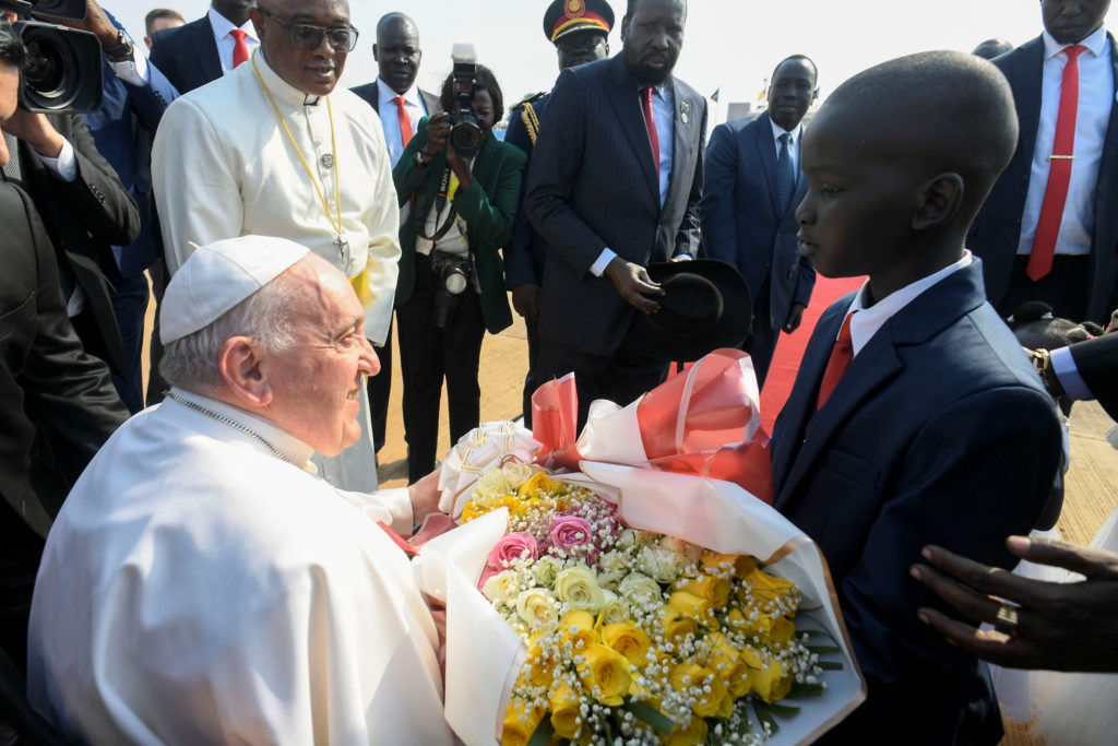 Pope Urges Peace On Visit To South Sudan As Continued Fighting In The