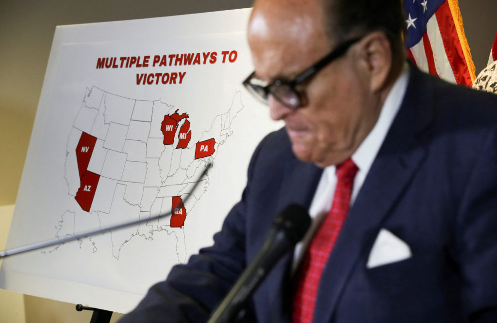 Giuliani Turns Himself In On Georgia 2020 Election Charges Pbs News