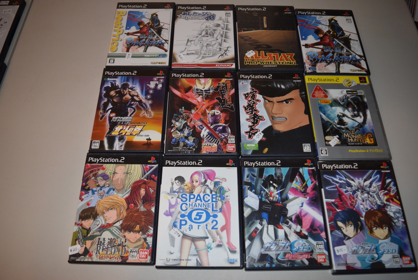 Lot Of 34 All Different Japan Import Sony Playstation 2 Ps2 Video Games