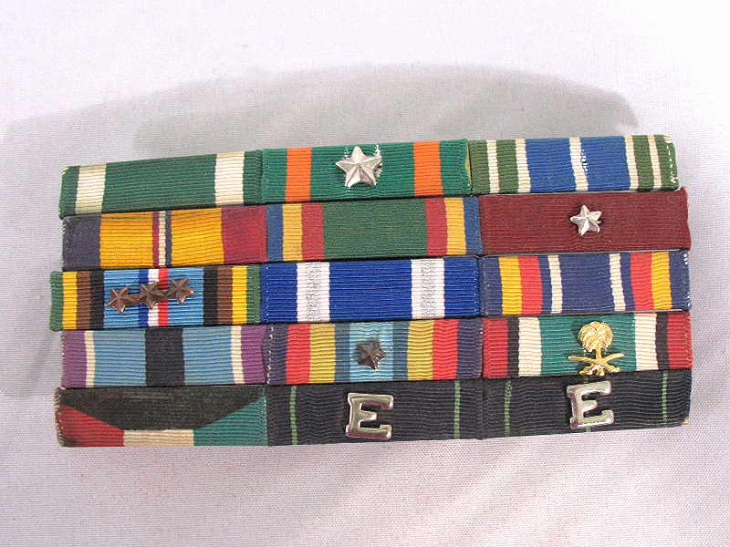 15 Mounted Ribbon Units Navy Good Conduct Nato Non Article 5