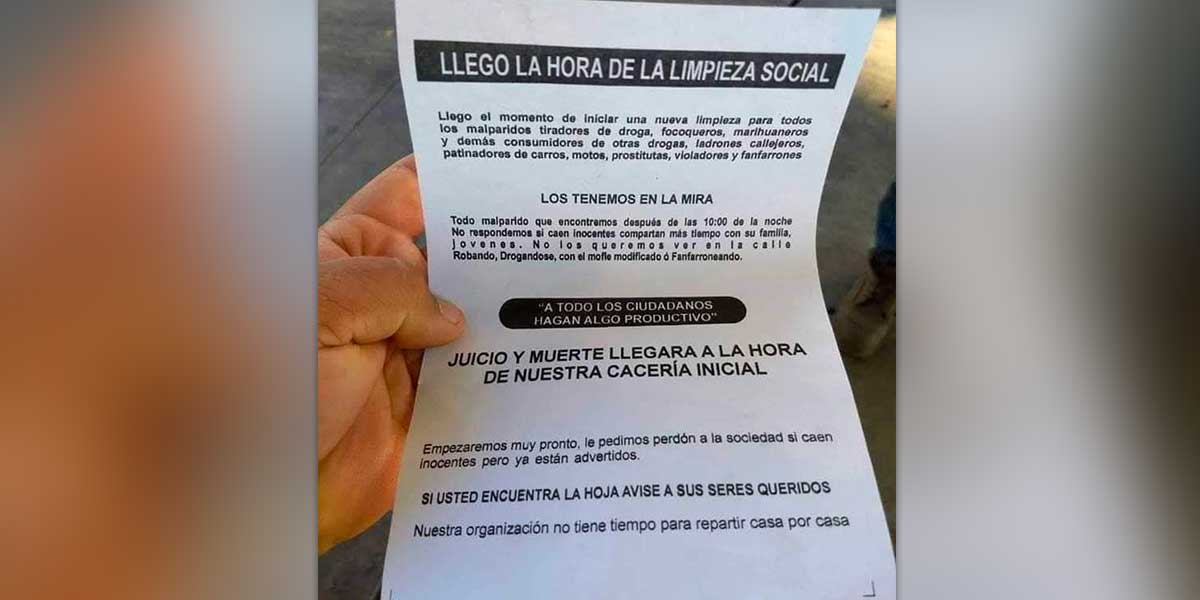 Autoridades Investigan Circulación De Panfleto Amenazante En Medellín