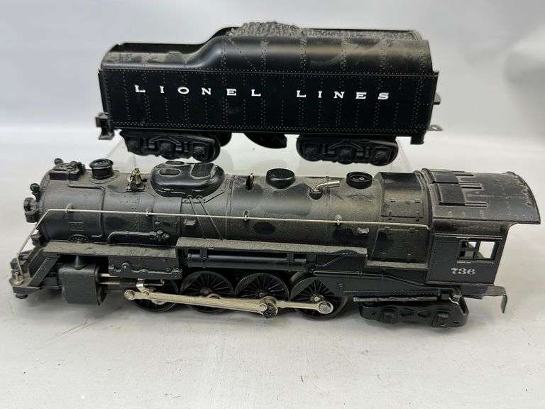 Lionel Lines Berkshire Type 2 8 4 Locomotive No 736 Engine And Tender