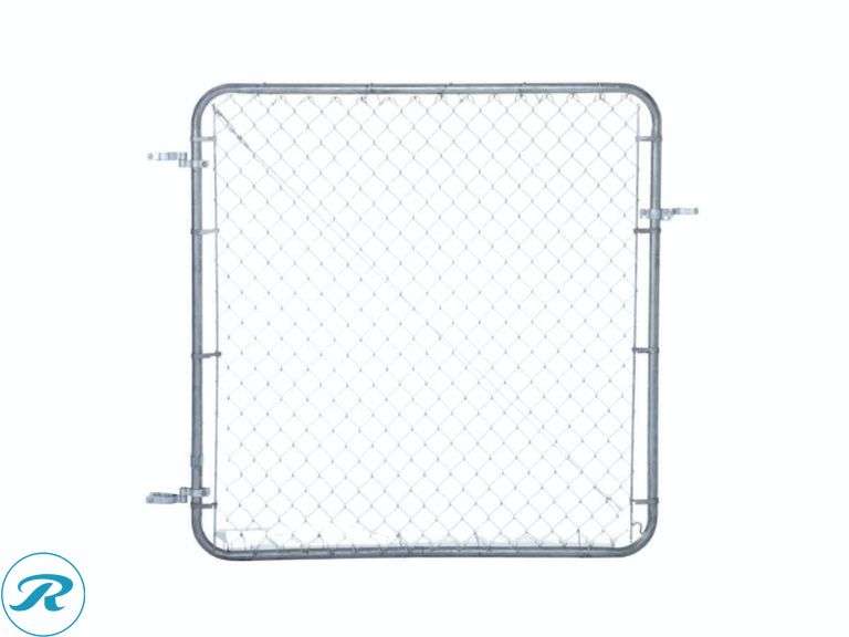 New Fit Right 4 Ft H X 6 Ft W Galvanized Metal Walk Thru Chain Link