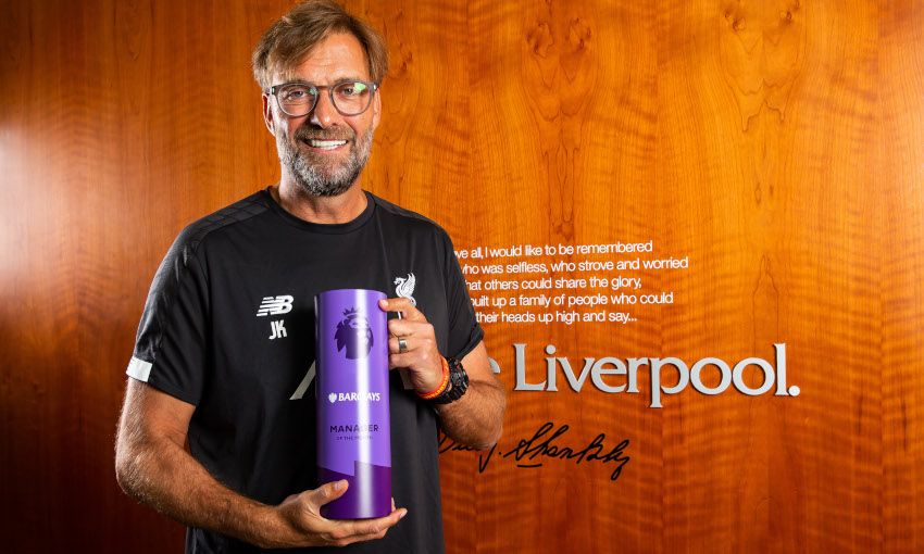 Jürgen Klopp Wins Premier League Manager Of The Month Award Liverpool Fc