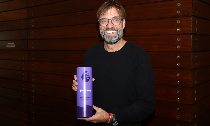 Jürgen Klopp Wins Third Manager Of The Month Award Of The Season