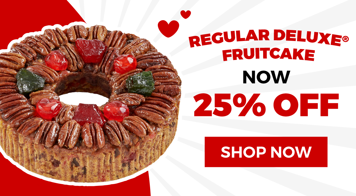 Limited Time Only 25 Off Deluxe® Fruitcake Collin Street Bakery