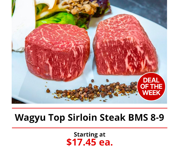 Wagyu Top Sirloin Steaks Bms 8 9 Special 🚨 Grand Western Steaks