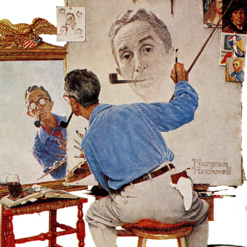 Norman Rockwell Explore Meurals Permanent Art Collection Digital Work