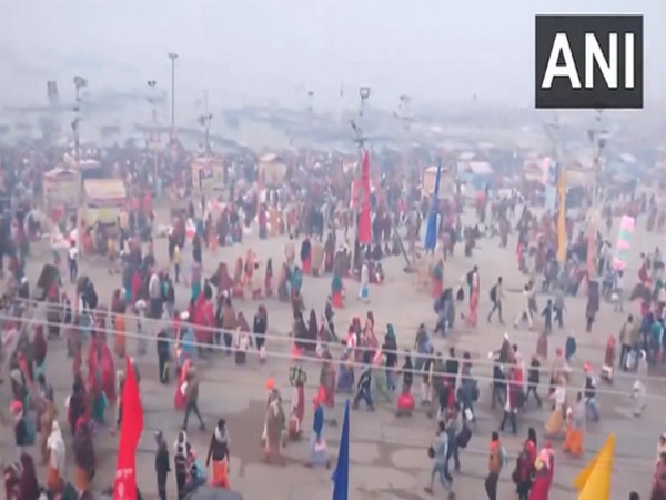 Uttar Pradesh Devotees Take Holy Dip At Sangam On Magh Purnima