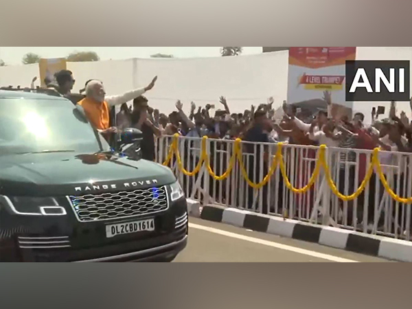 Pm Modi Holds Roadshow In Gurugram To Inaugurate 112 National Highway