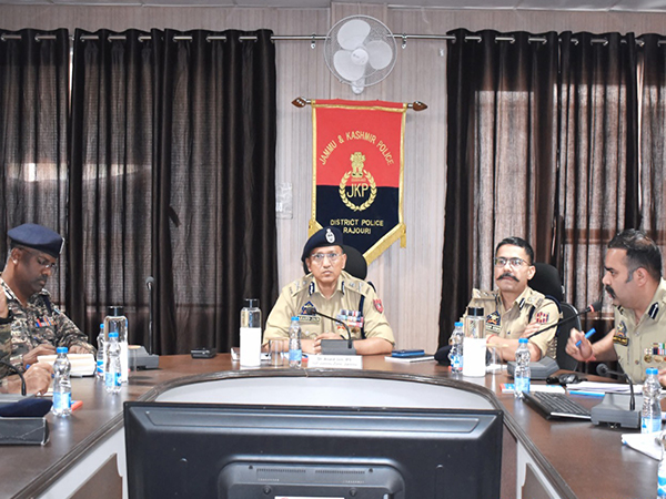 J K Adgp Jammu Conducts Security Review Meeting In Rajouri