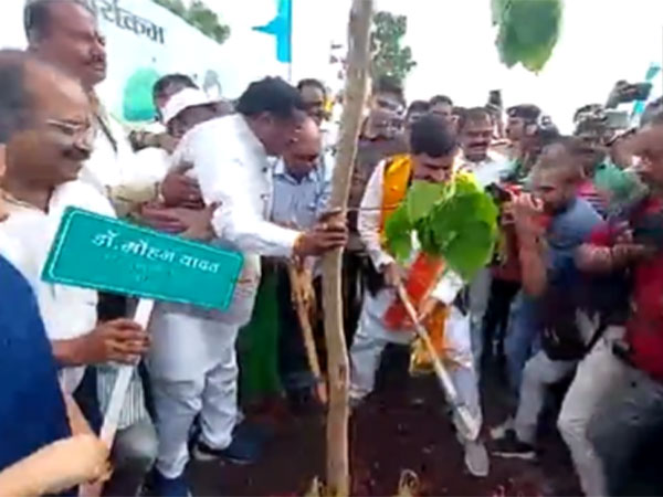 Mp Cm Mohan Yadav Plants Sapling As Part Of Ek Ped Maa Ke Naam