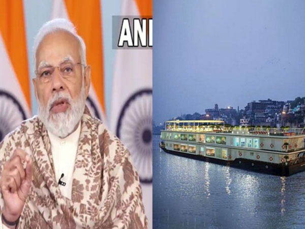 Pm Modi Flags Off Worlds Longest River Cruise Mv Ganga Vilas In Varanasi