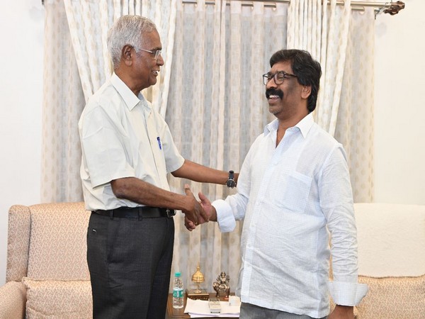 Jharkhand Cm Soren Meets Cpi Leader D Raja In Ranchi