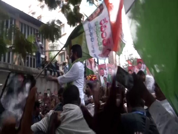 Congress Revanth Reddy Holds Roadshow In Hyderabad As Party Set To