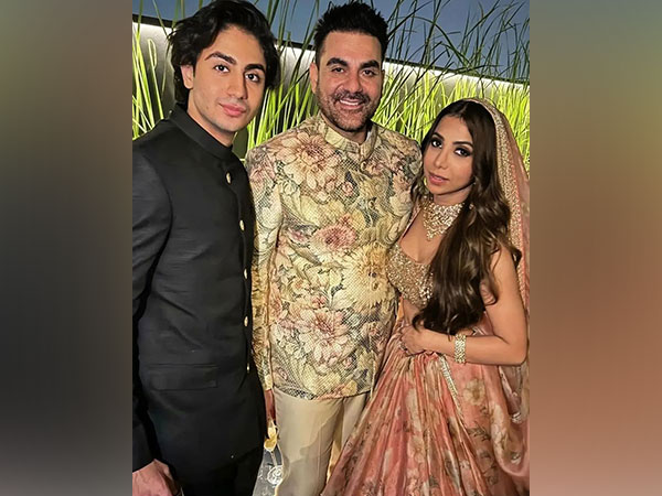 Newlyweds Arbaaz Shura Pose With Son Arhaan At Wedding Ceremony