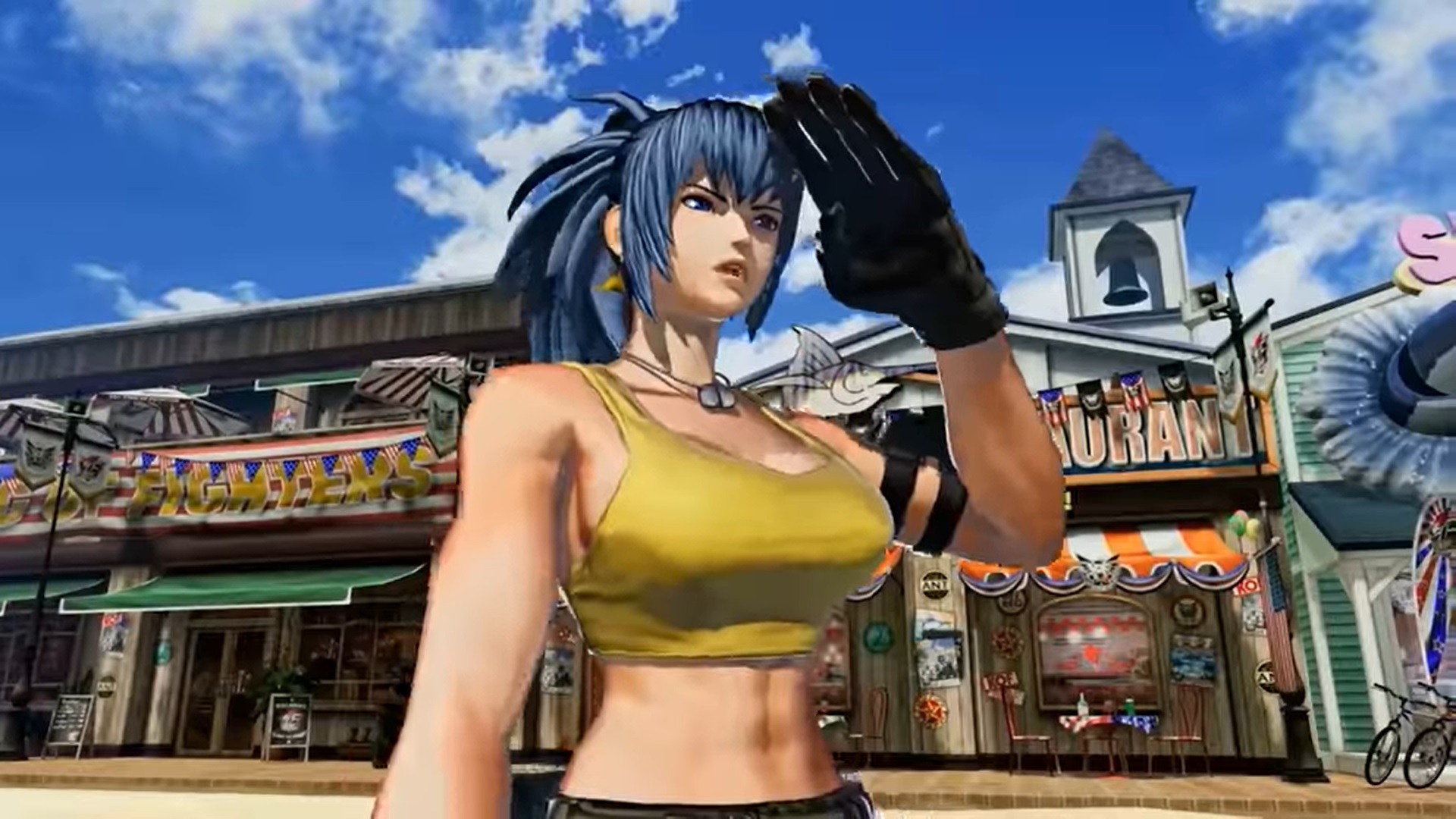 Watch The Silent Soldier Leona Fight In Kof Xv Siliconera