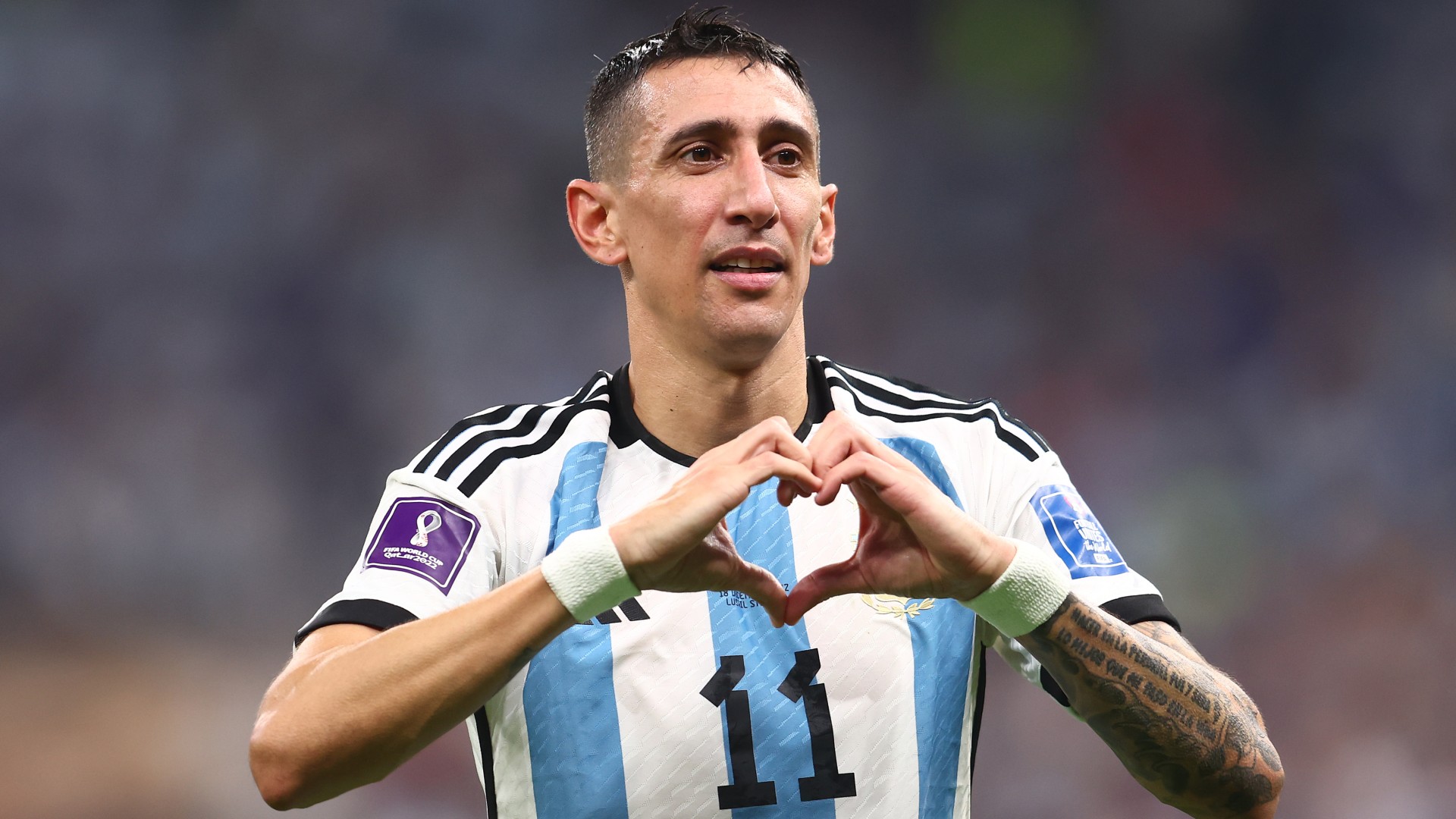 Di Maria Raikan Kejayaan Argentina Dengan Tatu Piala Dunia Gergasi Di