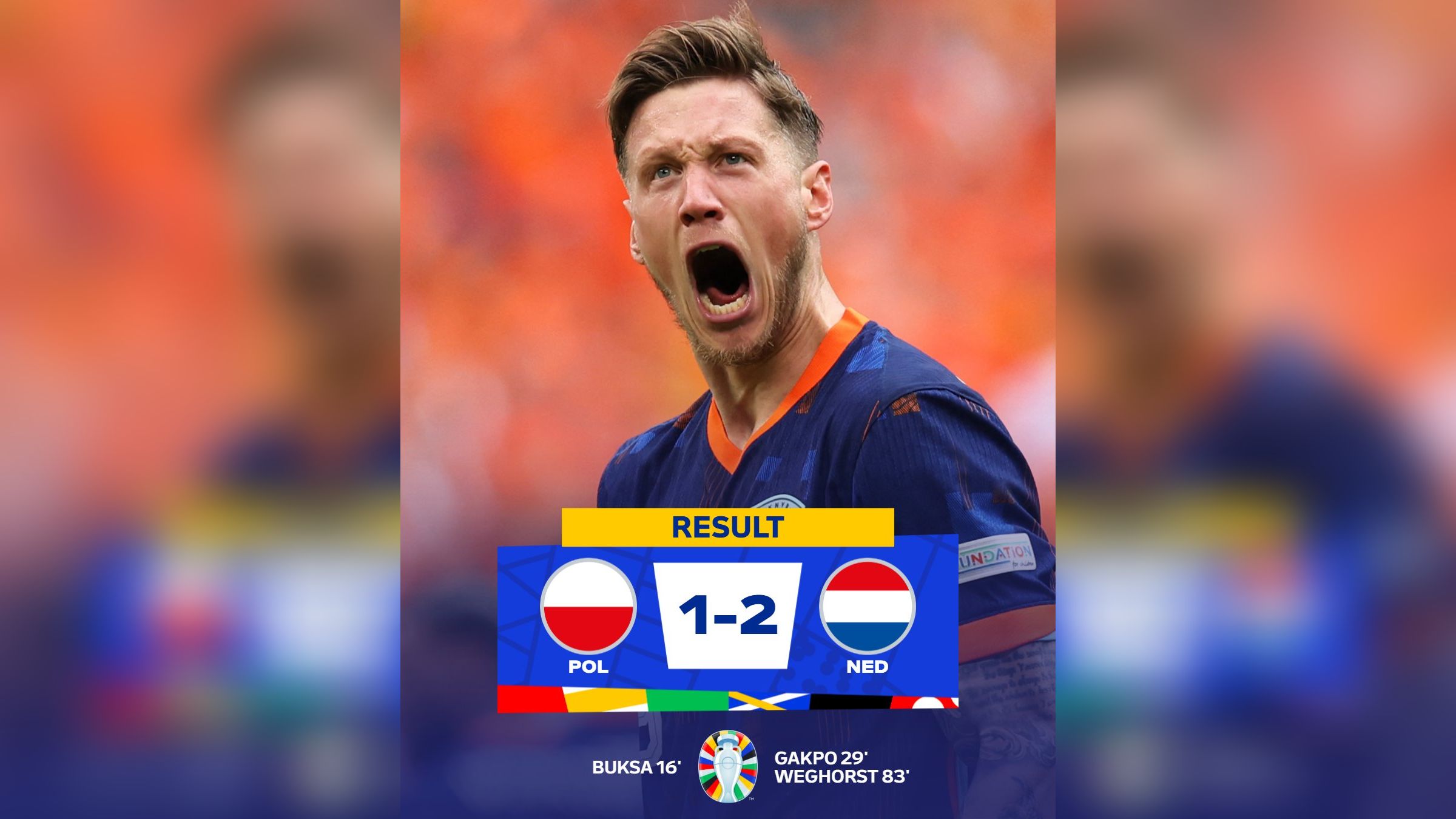 Euro 2024 Belanda Bangkit Tewaskan Poland Stadium Astro